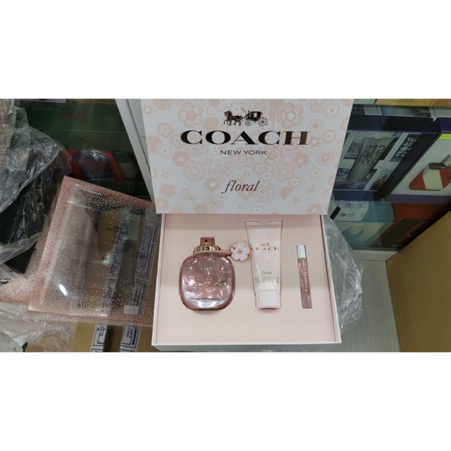 Coach Set Perfume (Perfume 90ml,Purse Spray,Body Lotion) | Shopee Malaysia