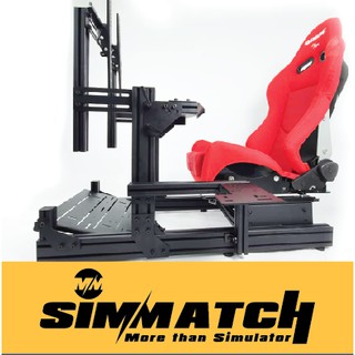 SIMMATCH RACING SIMULATOR RIG STAND GT1 TALUMINIUM PROFILE SIM RACING ...