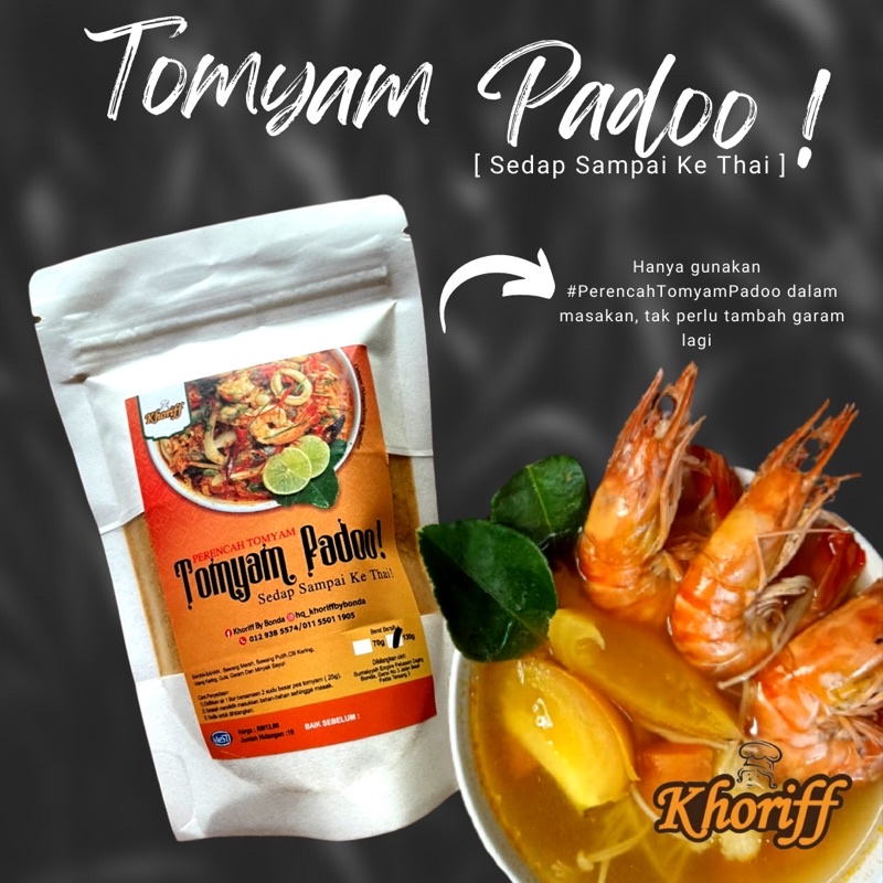 🔥 Viral Perencah Tomyam Padoo by Khoriff ( Tomyam, Oden ) | Shopee Malaysia