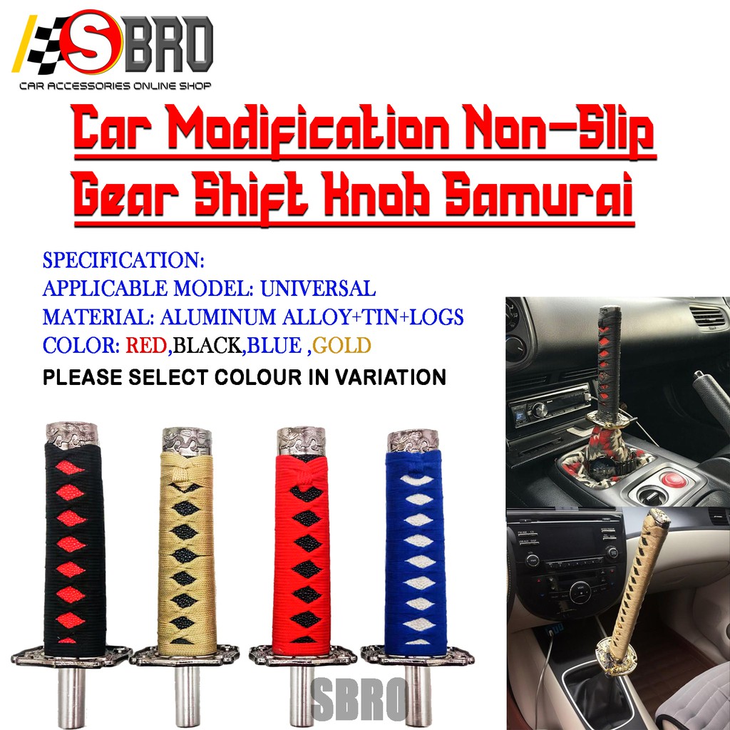 Samurai Sword Car Gear Shift Knob Shifter Katana Weighted Sport For Car ...