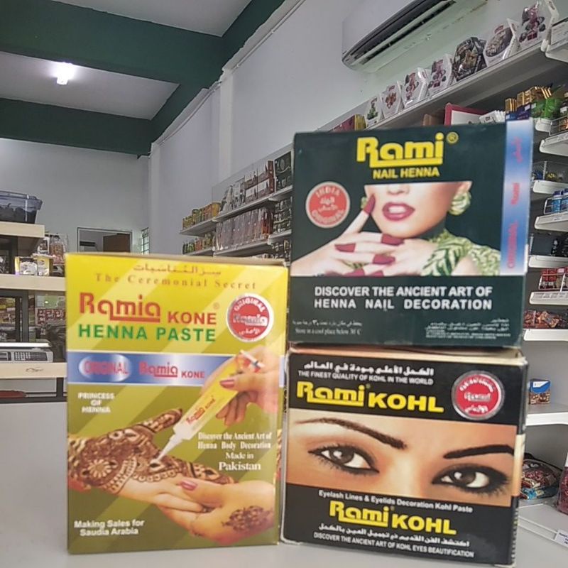 INAI RAMI KONE HENNA PASTE/NAIL HENNA/KOHL | Shopee Malaysia