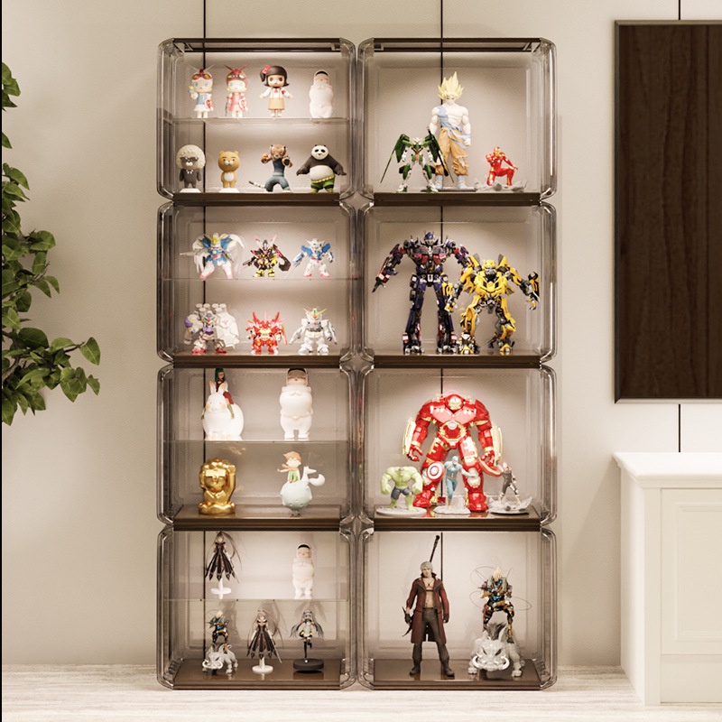 Lego Display Cabinet Hand-Made Toy Storage Rack Acrylic Imitation Glass ...