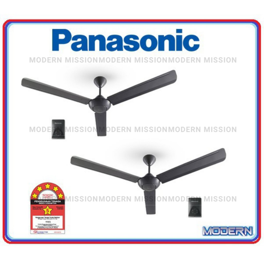 Panasonic CEILING FAN 60" REGULATOR 3 BLADES F-M15A0 (Twin Pack ...