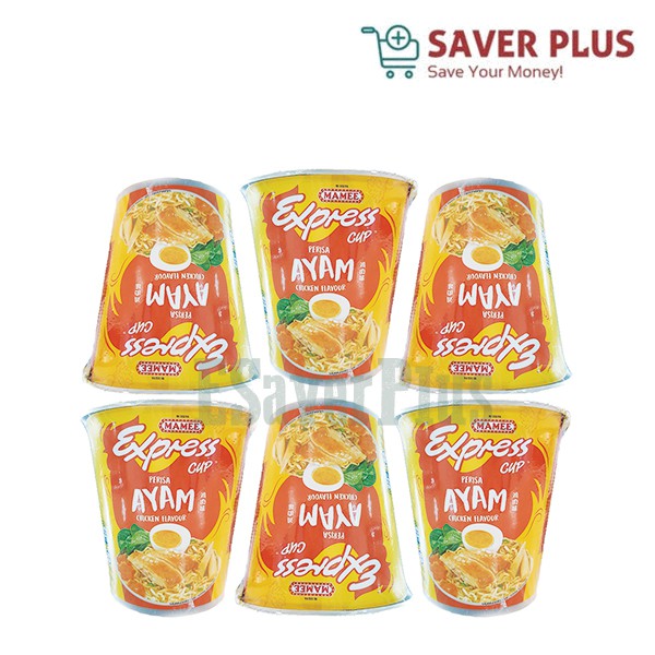 Mamee Express Cup Chicken 60g x 6's | Shopee Malaysia