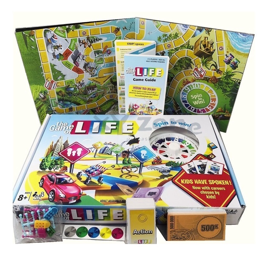 The Game Of Life Spinning Wheel Board Game Kids Children Family Game ...