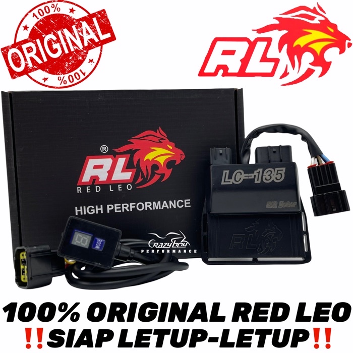 RED LEO 100% ORIGINAL CDI‼️SIAP LETUP-LETUP‼️LC135 V1-V7 EX5 W125 125ZR ...
