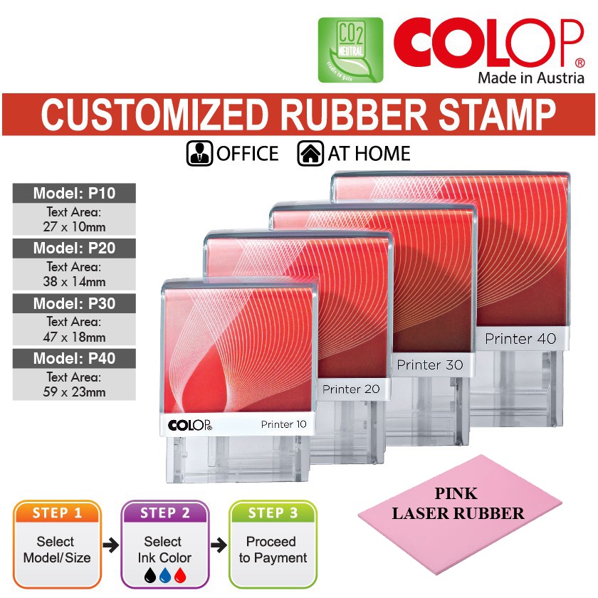 * Same Day post * Rubber Stamp Colop P10lP20|P30|P40 Cop ( CHAT DETAIL ...