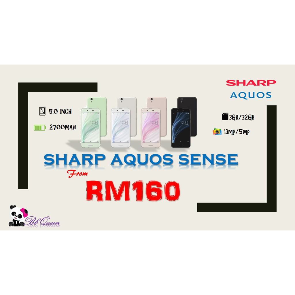 SHARP AQUOS SENSE SHV40 3GB RAM 32GB ROM (USED - ORIGINAL) | Shopee ...