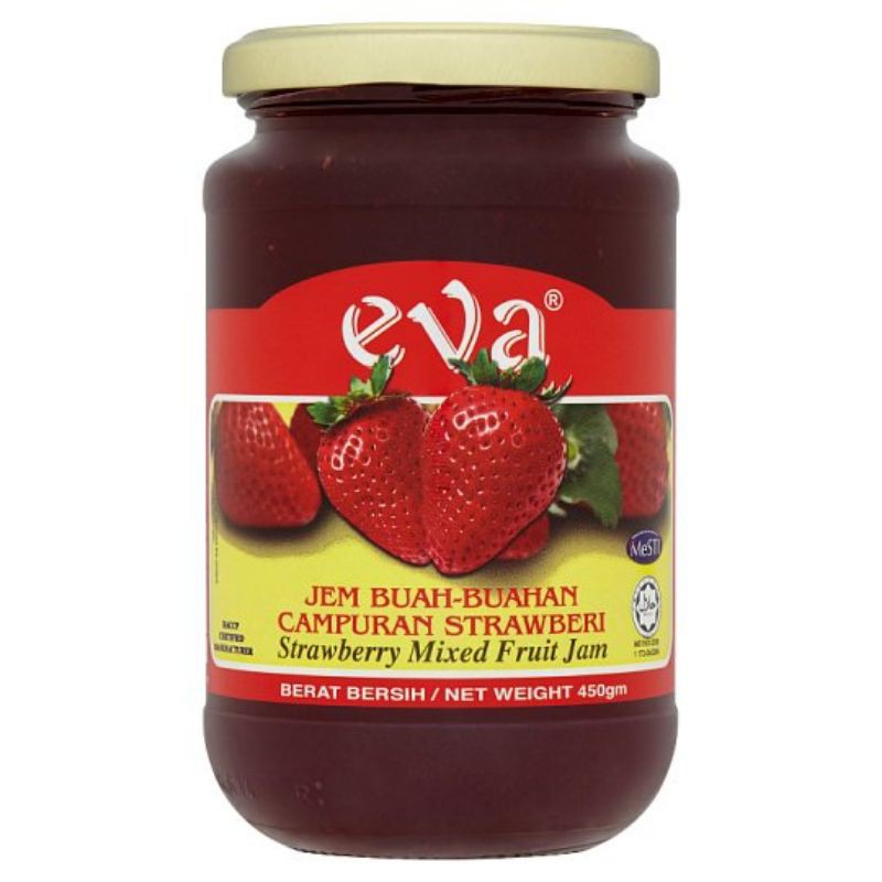 Eva Strawberry Mixed Fruit Jam 450g | Shopee Malaysia