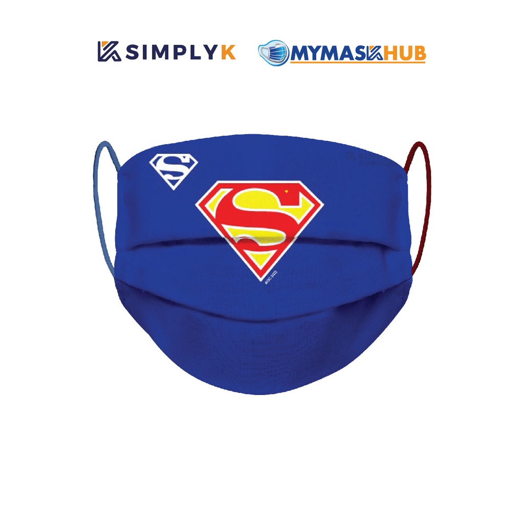 Simply K 4 Ply Adult Surgical Face Mask -SuperMan ( 50 Pcs) | Shopee ...