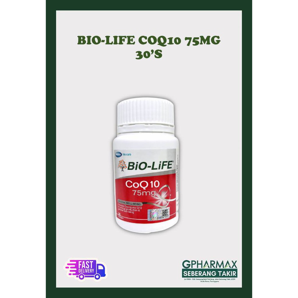 Bio-Life CoQ10 75mg 30’s Nutritional Supplement | Shopee Malaysia
