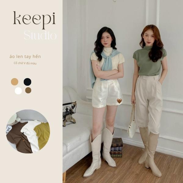 Keepi Studio Mussel Sleeve Sweater, No Flaking, No Ruffles, No Fading ...