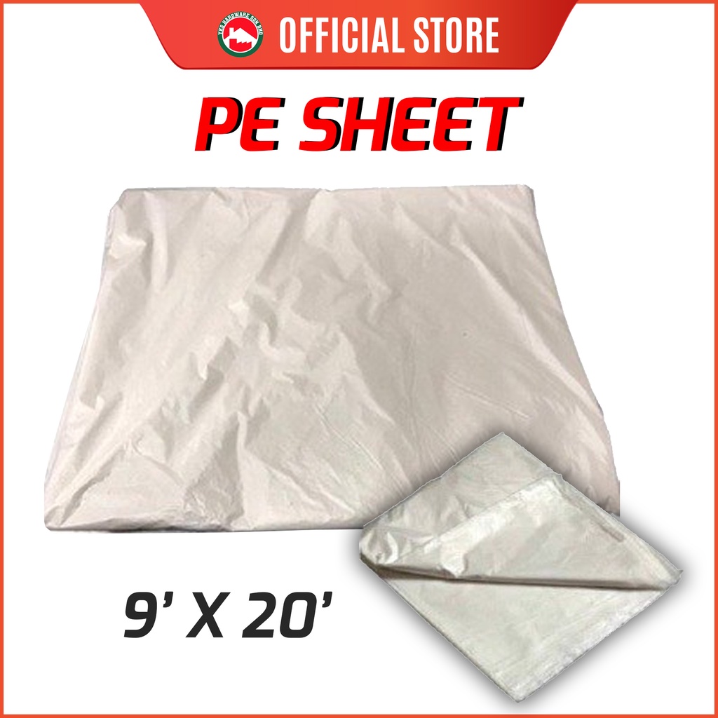 PE SHEET 9' X 15' FOR COVERING - MULTIPURPOSE PLASTIC/PE COVERING FLOOR ...