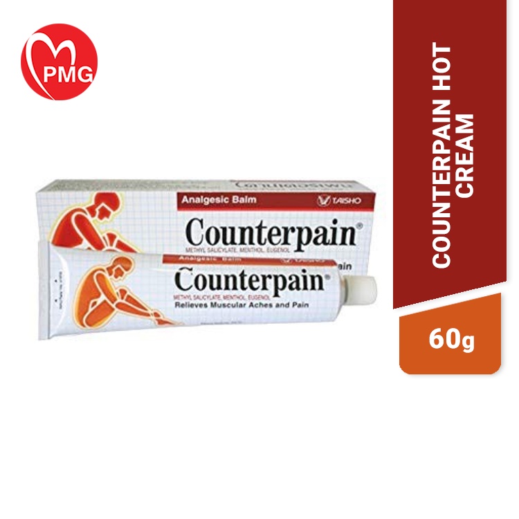 [PMG PHARMACY] Counterpain Hot Cream 60g - relief muscular aches and ...