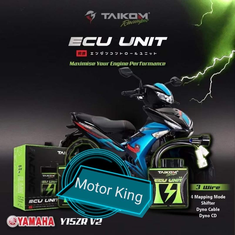 RACING ECU UNIT TAIKOM (3 Wire) Yamaha Y15 Y15ZR Y SUKU V2 | Shopee ...
