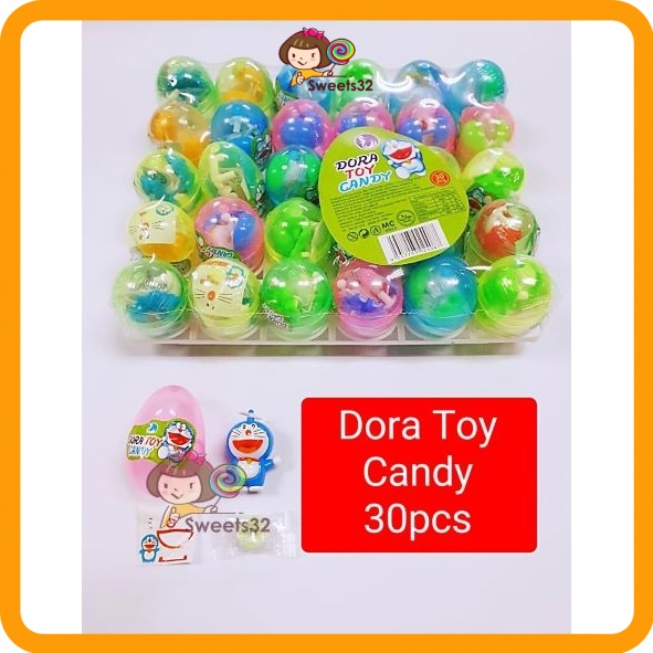 30pcs Doraemon Toy Egg Candy 哆啦A梦玩具惊喜蛋 kids birthday party goodies ...
