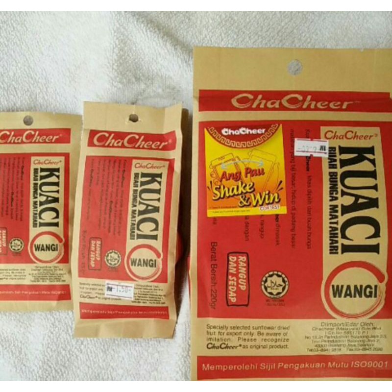 Kuaci ChaCheer kuaci buah bunga matahari wangi(HALLAL) | Shopee Malaysia