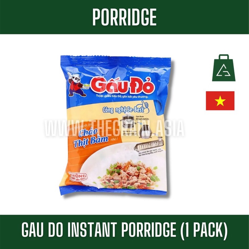 GAU DO INSTANT PORRIDGE (CHAO GAU DO THIT BAM 1 GOI) | Shopee Malaysia