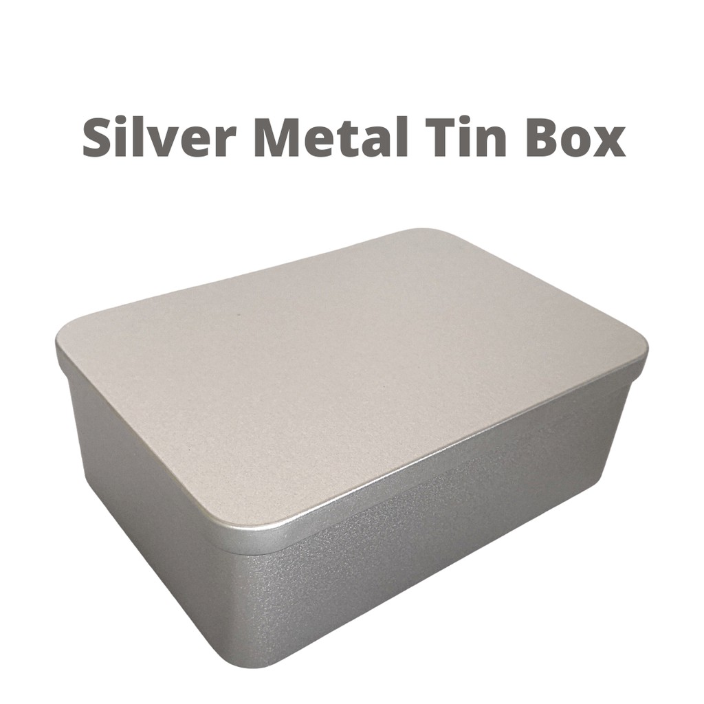 Packaging Art Gift Tin Silver Metal Box Cookies Tin Box Tea leaves ...