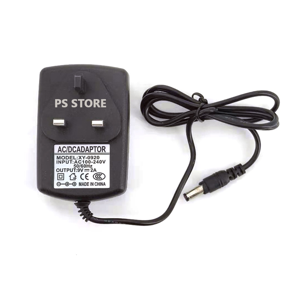 ( READY STOCK ) AC TO DC Power Adapter 9V 2A ( UK Plug ) | Shopee Malaysia