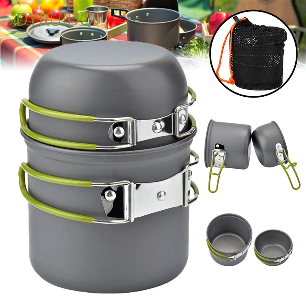 DYRUIDOJ Durable Pots and Pans Portable Outdoor Tableware Camping ...