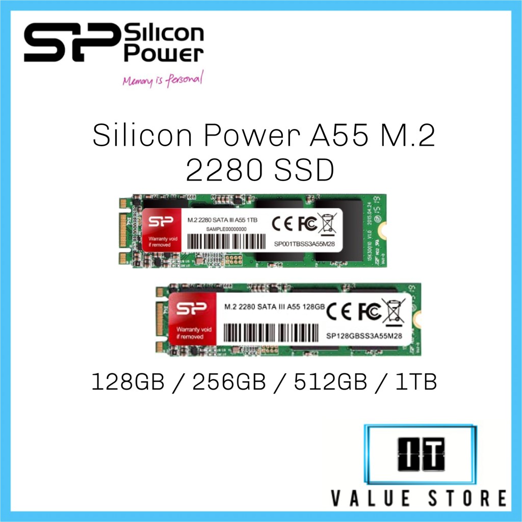 Silicon Power A55 M.2 SSD SATA III Internal Solid State Drive 2280 ...