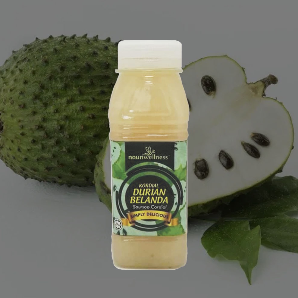 Nouriwellness Kordial Durian Belanda Soursop Cordial 250 ml | Shopee ...