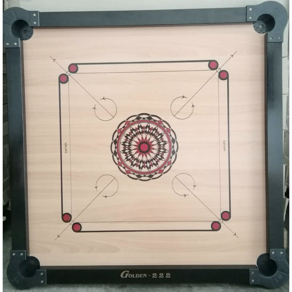 222 Carrom Board (FOC Carrom Seed, Carrom Striker and Carrom Powder ...