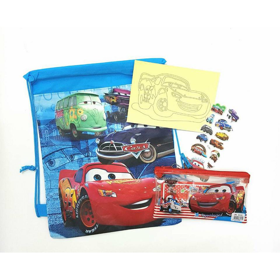 Cars Drawstring Party Pack | Cartoon Goodie Bag | Party Favor | Shopee ...