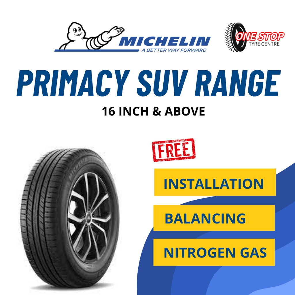 [Cash Back] Michelin Primacy 4 SUV & SUV+ Tyre CRV CX5 X70 17 19 Inch 225/65R17 225/55R19 235 ...