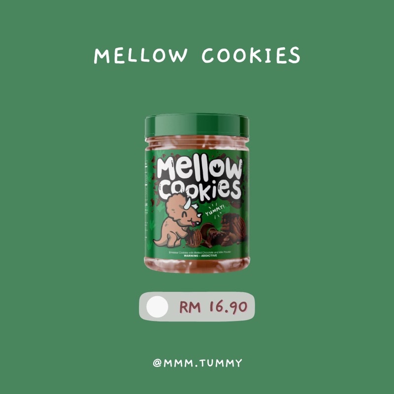 🦖MELLOW COOKIES + FREE GIFT🦖 (BUY 2 GET A FREE PAPER BAG) | Shopee Malaysia