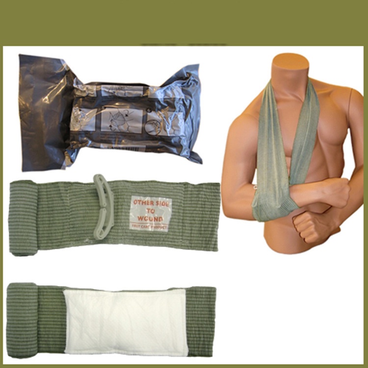 Outdoor Emergency Bandage Dressing Medic Survival Wrap Wound Care ...