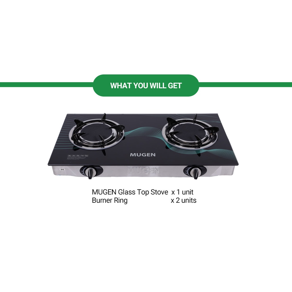 MUGEN Glass Top Infrared Gas Cooker, Low Gas Consumption, Fast Cooking ...