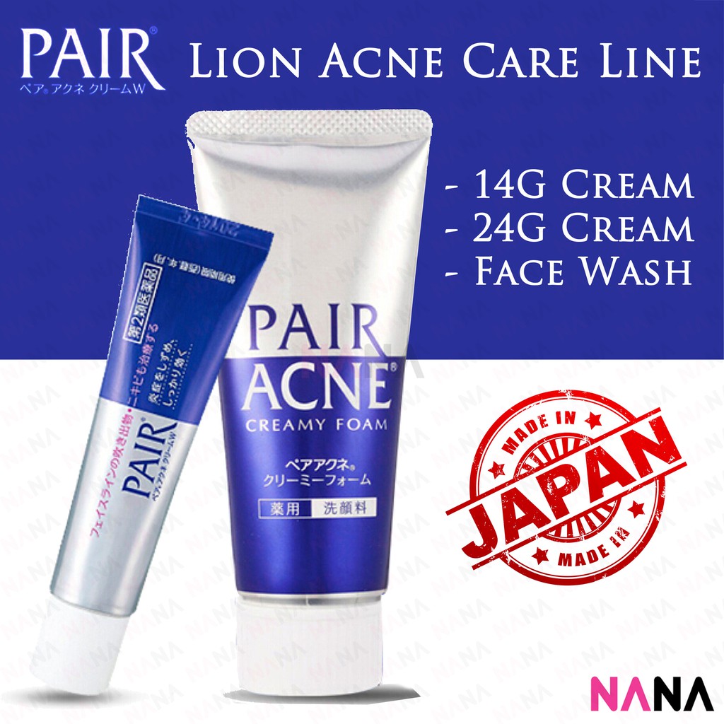 LION (JAPAN) PAIR - Acne Cream/Acne Creamy Foam | Shopee Malaysia