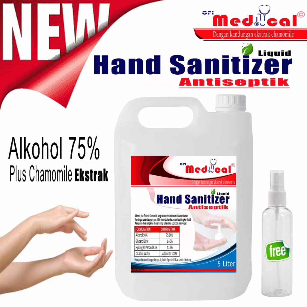 Hand Sanitizer All Liquid Variants And 500ml Gel, 1 Liter And 5 Liters ...
