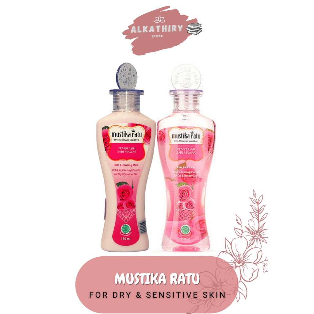 MUSTIKA RATU ROSE FOR DRY & SENSITIVE SKIN | CLEANSING MILK & TONER ...
