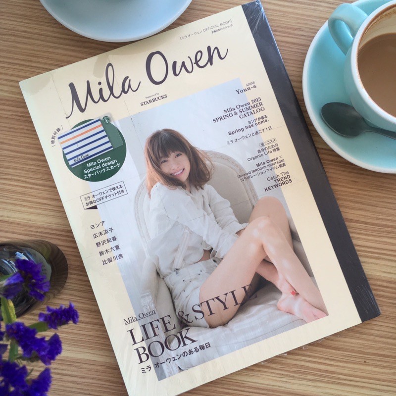 💳Starbucks Card Name : Japan LIMITED EDITION 2015 Mila Owen Card + Mila ...