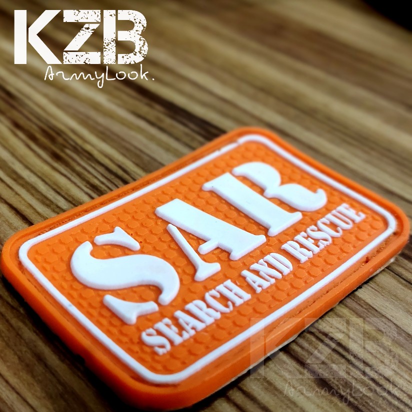Sar-patch Rubber Velcro SEARCH AND RESCUE Rubber Emblem | Shopee Malaysia
