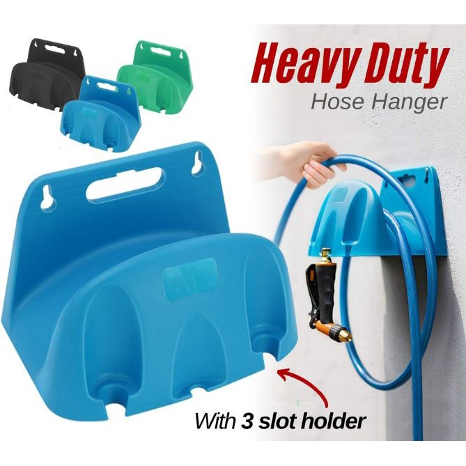 Hose Hanger Wall Mounted Tap Garden Watering Irrigation Heavy Duty Pipe ...