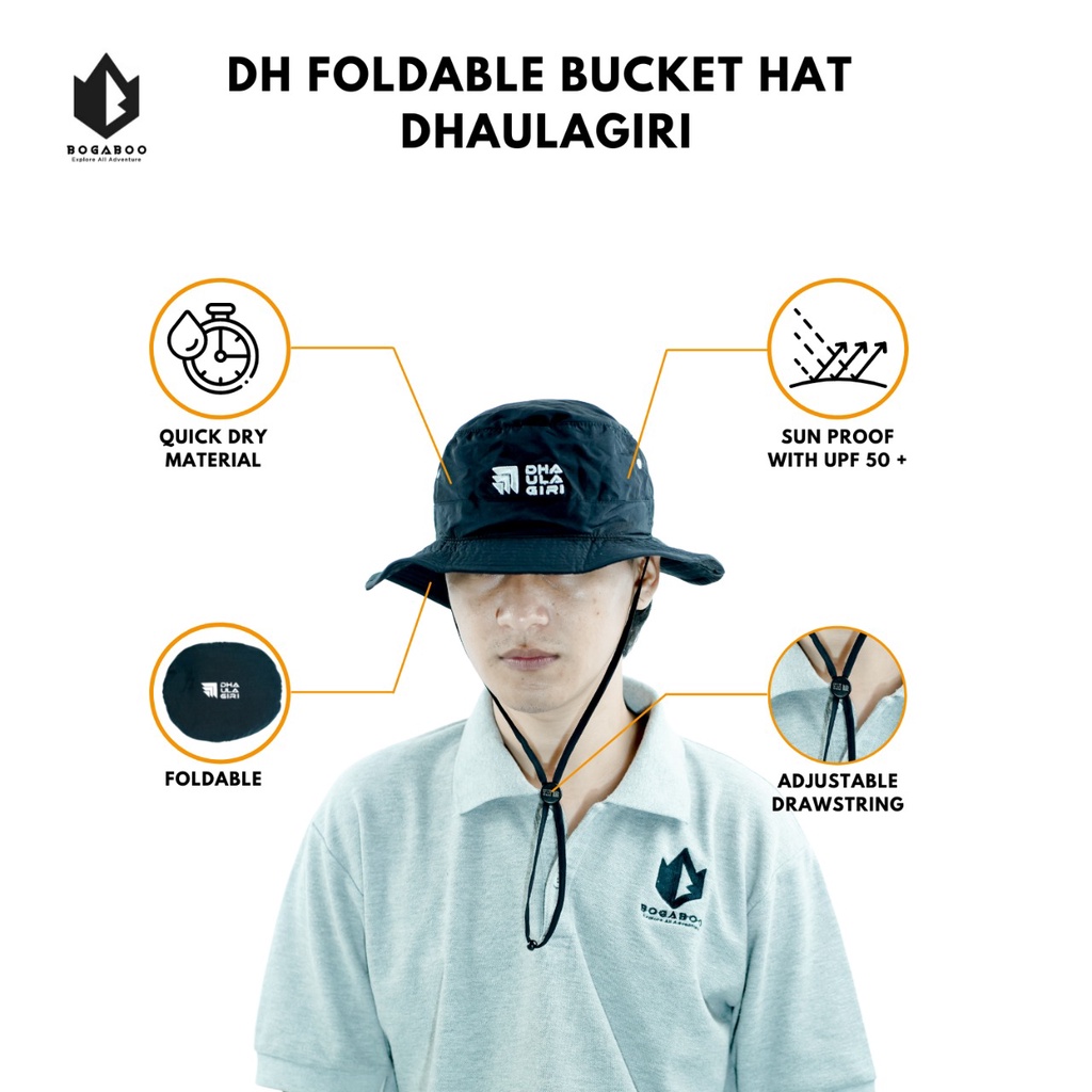 Dh bucket hat - DHAULAGIRI jungle hat - DHAULAGIRI anti uv and SUNPROOF ...