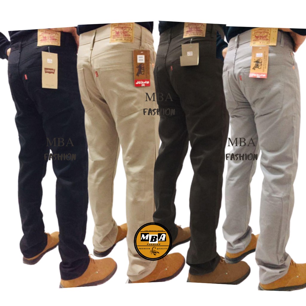 Men's Slack - MEN PANT- Slack Jean STRAIGHTCUT VIRAL | Shopee Malaysia