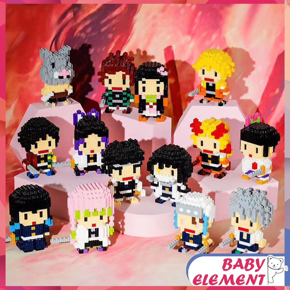 Demon Slayer Anime Building Blocks Kamado Tanjirou Kamado DIY Cure ...