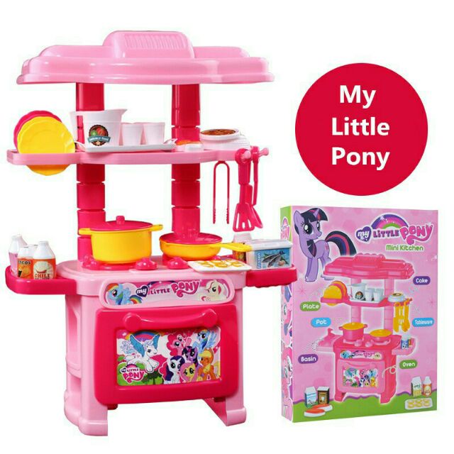 My little pony mini and pikachiu pokemon mini kitchen cooking pretend ...