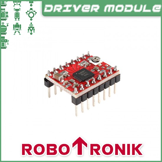 Reprap Micro Stepper Motor Driver A4988 Micro-Step (Peak 2A) w Heatsink | Shopee Malaysia
