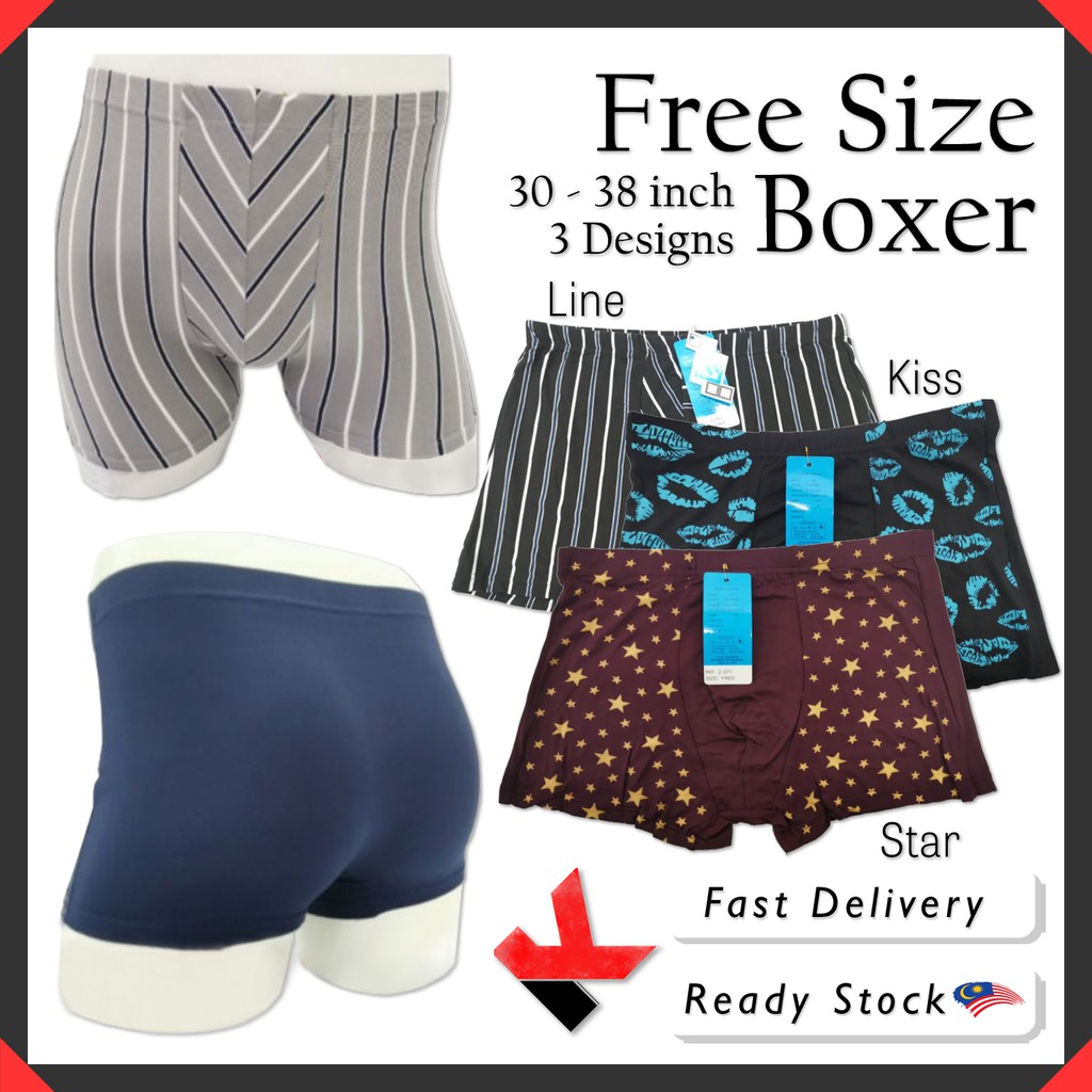 FB| Men Boxer Seluar Dalam underwear lelaki | Shopee Malaysia