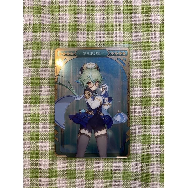 Pass sucrose card in genshin impact genuine bandai | Shopee Malaysia