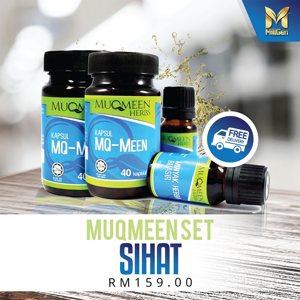 [TERBARU!] Ubat Kapsul Buasir Muqmeen Herbs (40 kapsul) Set B | Shopee ...