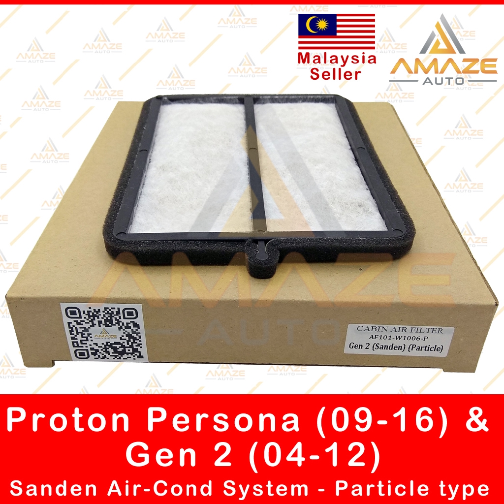Air-Cond Cabin Filter for Proton Persona (09-16) & Gen 2 (04-12) Sanden ...