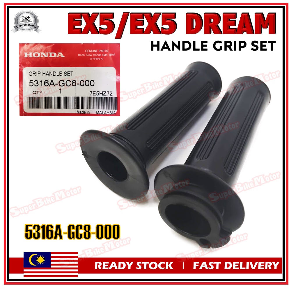 HONDA EX5 / EX5 DREAM - 100% ORIGINAL HONDA Handle Grip Set / Grip with ...