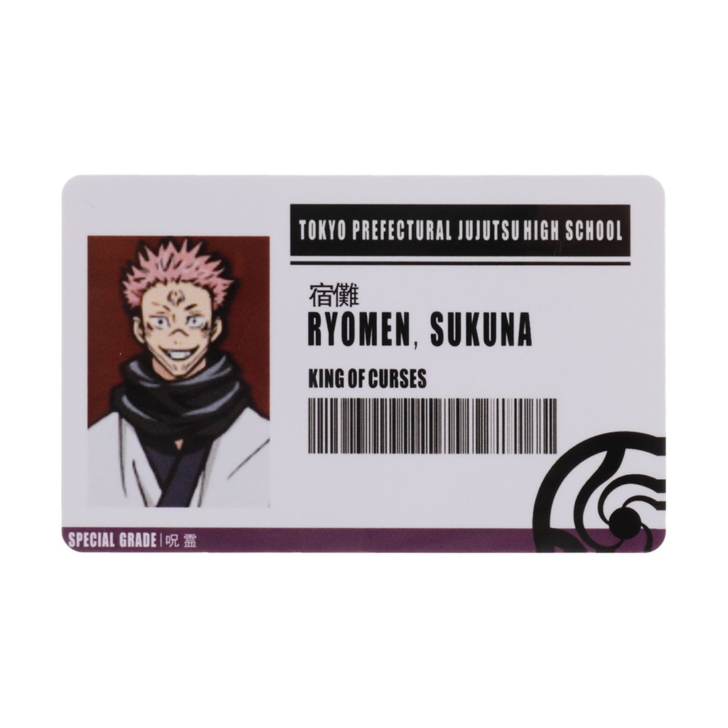 Jujutsu Kaisen Anime Character School ID Cards Series Photocard ...